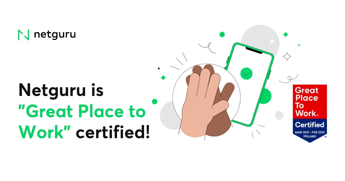 Netguru is Officially “Great Place To Work®” Certified!